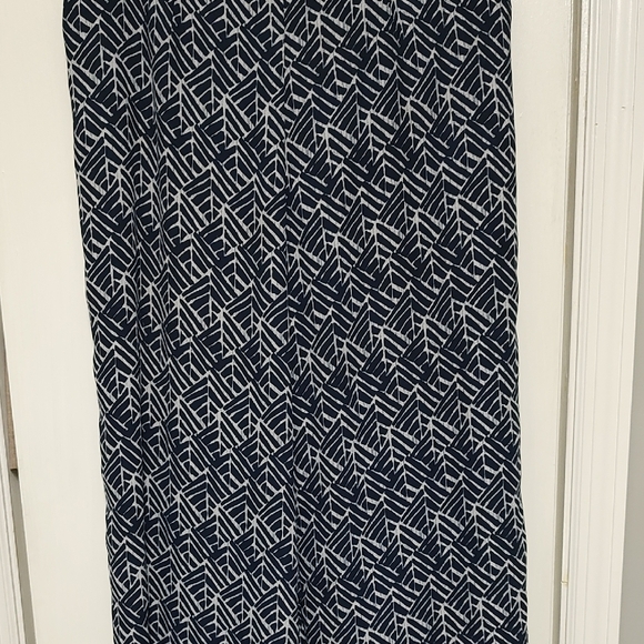 Cato | Pants & Jumpsuits | Cato Navy And White Geometric Wide Leg Pants ...